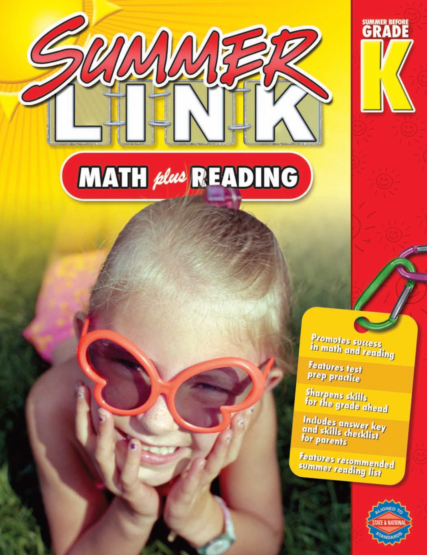 Summer Link Math Plus Reading Book K – Sania Library