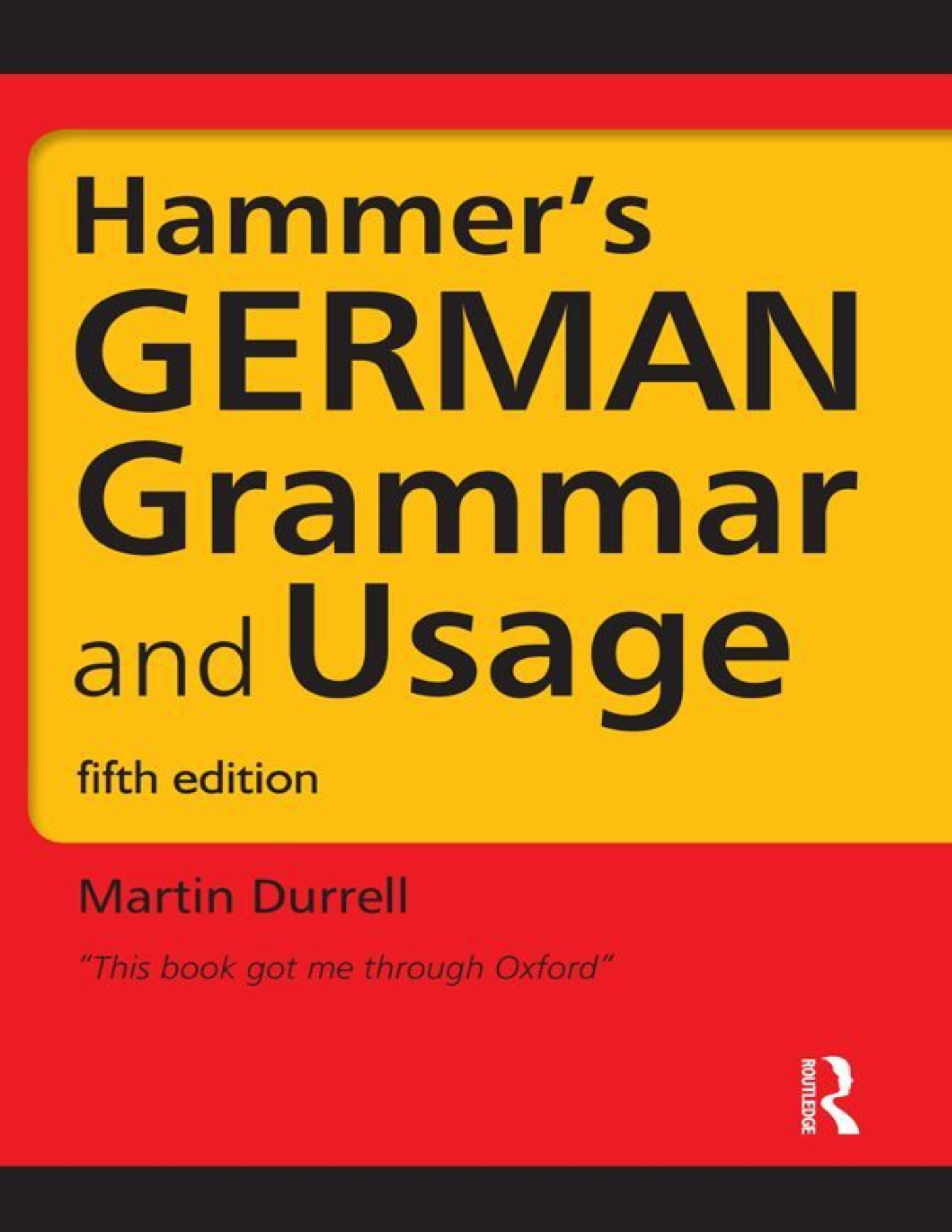 Hammer’s German Grammar And Usage Book – Sania Library