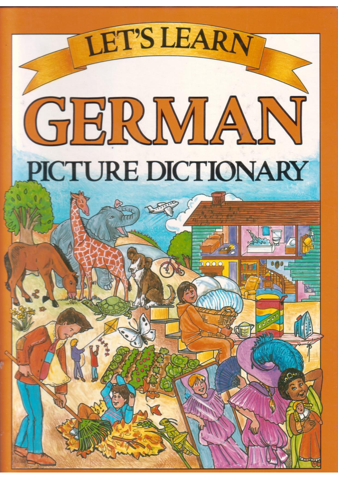 Lets Learn German Picture Dictionary Book – Sania Library