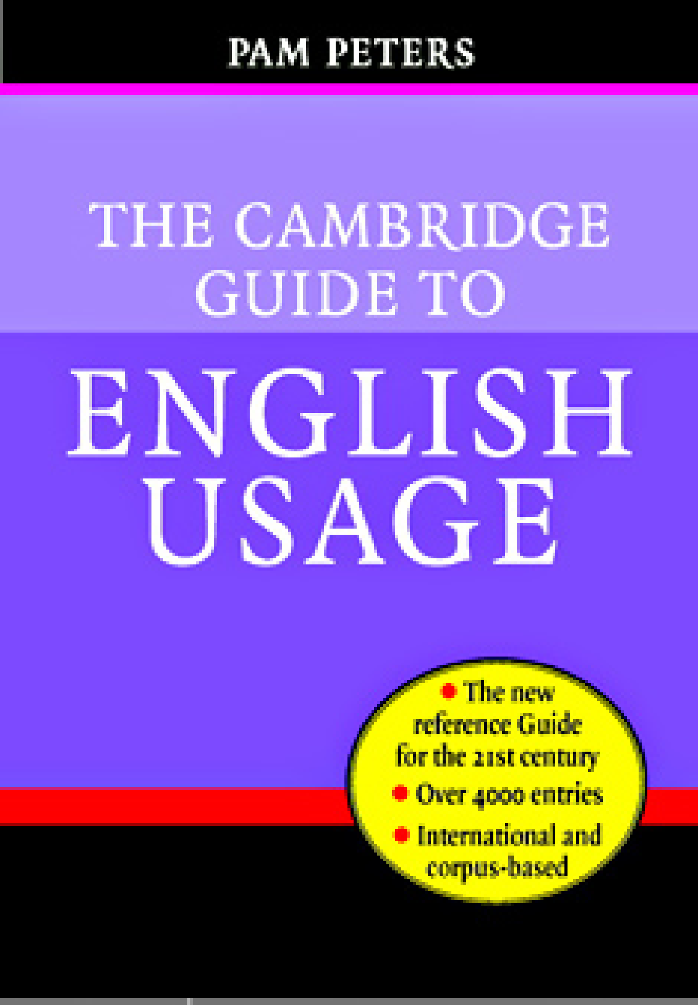 The Cambridge Guide to English Usage Book – Sania Library