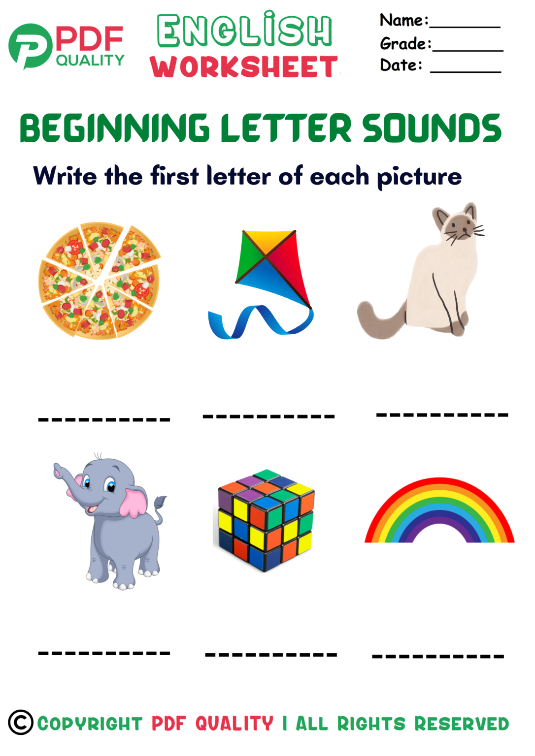 Beginning Letter Sounds (g) – Sania Library