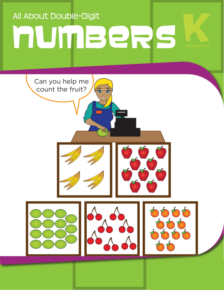 All About Double Digit Numbers Workbook – Sania Library